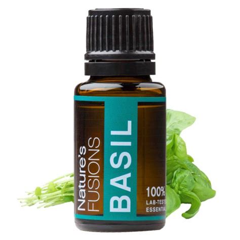 Basil Essential Oil 15ml Natures Fusions