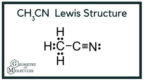 Ch3cn Lewis Structure