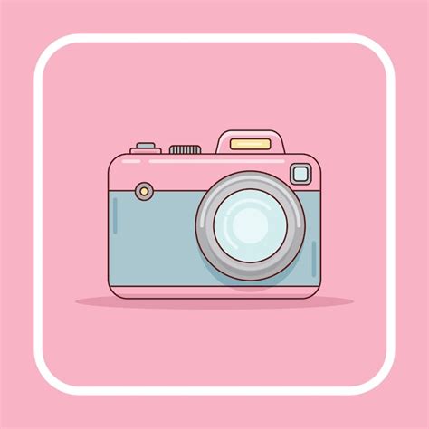 Cute Cartoon Camera Kat Fotograaf Camera Gratis Afbeelding Op