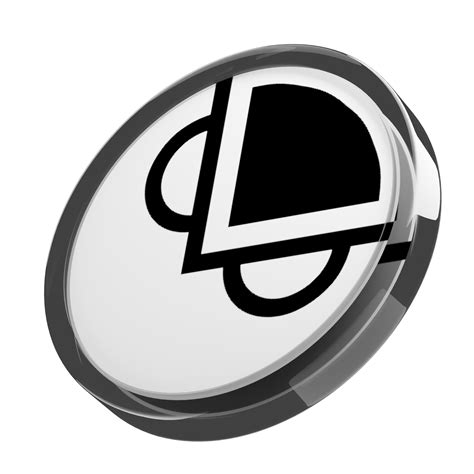 Gnosis Gno Glass Crypto Coin 3d Illustration 24092920 Png