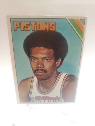 1975 Topps 174 Jim Davis Detroit Pistons Ebay