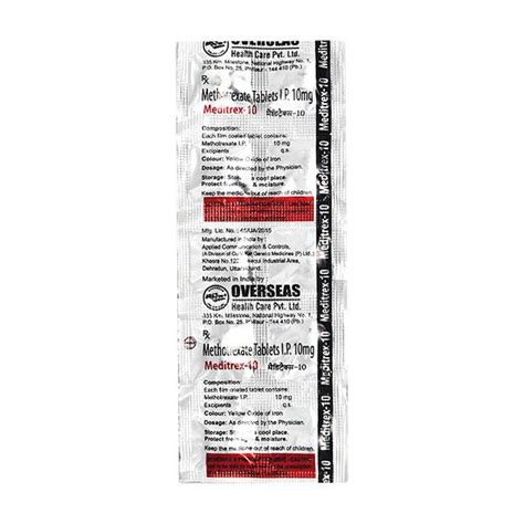 Buy Meditrex 10 Tablet 10s Online At Upto 25 Off Netmeds