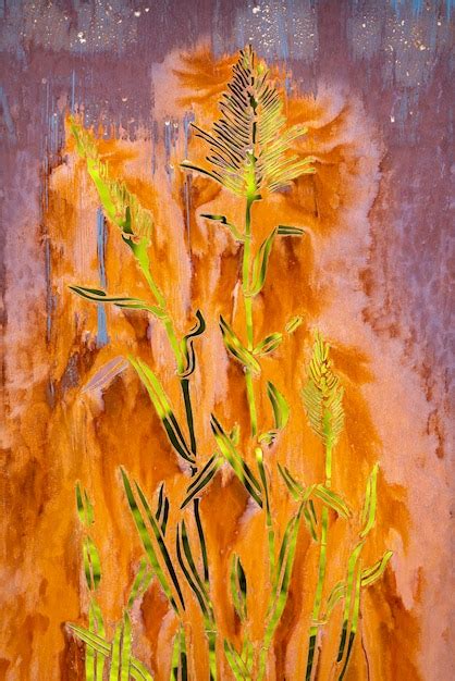 Premium Photo Rusty Metallic Artwork