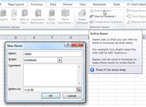 Formula Using Variables In Excel Stack Overflow