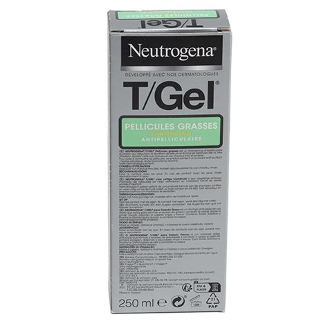 Neutrogena T Gel Shampoing Anti Pelliculaire Pellicules Grasses