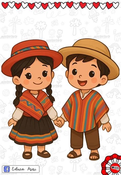 Niño Con Traje Tipico De Guatemala Decoraciones De Aulas Para Niños