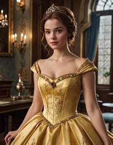 Belle Live Action Dress Costume Free Face Swap Id1698701
