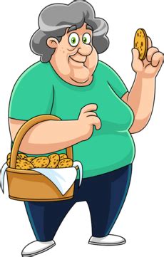 Sponge Bobs Grandmas Cookies Clipart