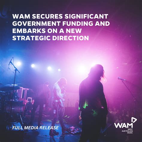 Wam Secures Significant Government Funding And Embarks On New Strategic