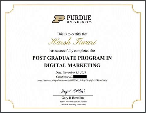 Harsh Tiwari On Linkedin Purdueuniversity Simplilearn