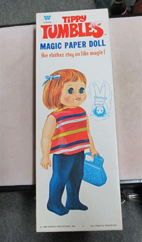 Paper Dolls Uncut Vintage Tippy Tumbles 1969 Remco Whitman Antique Price Guide Details Page