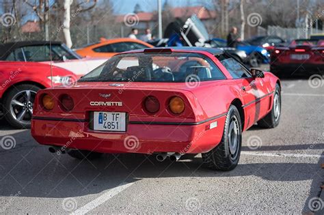 Fourth Generation Chevrolet Corvette C4 American Sports Car Driving