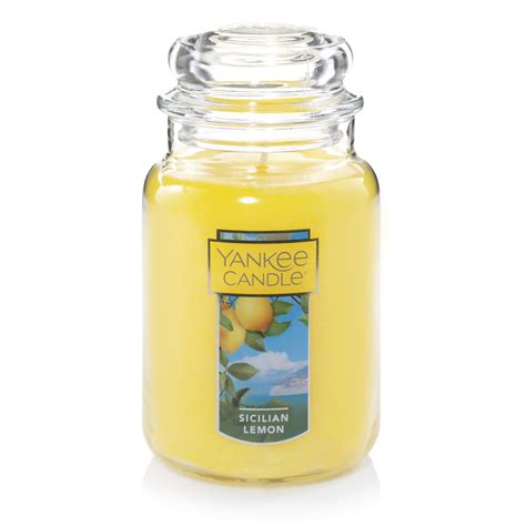 Yankee Candle Large Jar Scented Candle Sicilian Lemon 22 Oz 110