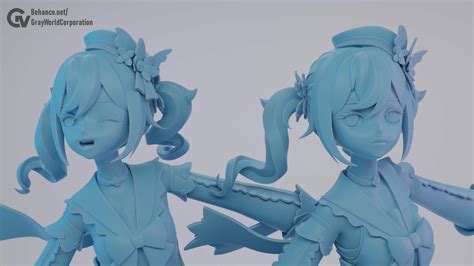 Barbara Summertime Sparkle Genshin Impact 3d Print Model By Gray