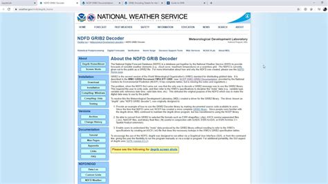 MetPy Monday Delving Into Unknown NDFD GRIB Data YouTube