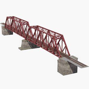 Ponte De Trelica De Deck Warren Ponte De Treliça Ferroviária Modelo