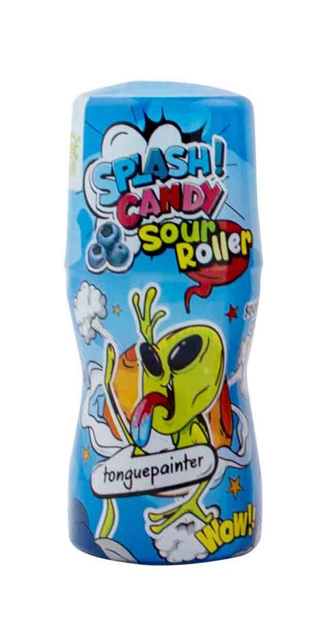 Sweet´n Fun ZnaČky Splash Candy Roller Farbiaca Cukr 15 Ks Cukrovinky Pre Všetkých