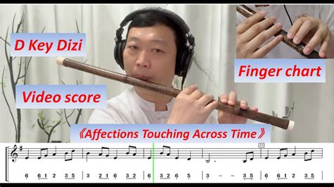D Key Dizi Flute Cover《affections Touching Across Time》finger Chart