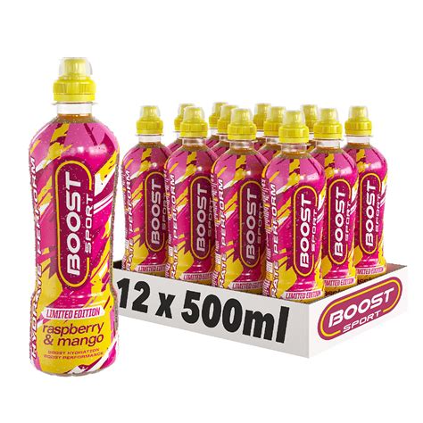 Buy Boost Sport Drink Raspberry And Mango Flavour 500ml X 12 Pack