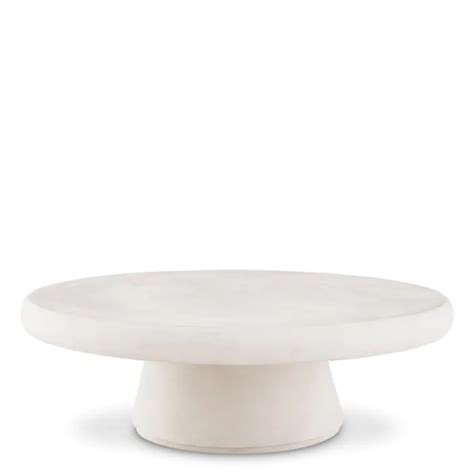 Outdoor Coffee Table Cleon Smooth Cream Wilhelmina Designs