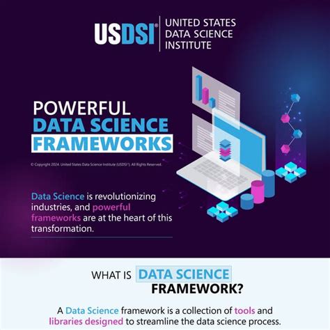 Powerful Data Science Frameworks Infographic Pdf