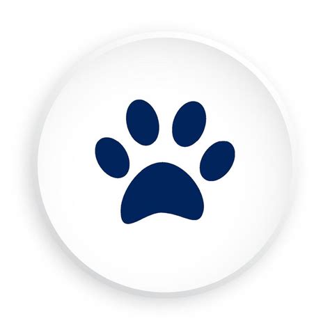 Silhouette Of Pads Of Cat Paws Icon 68077363 Vector Art At Vecteezy