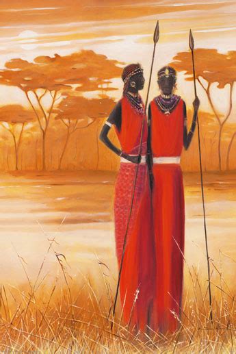 African Style Massi Poster — Poster Plus