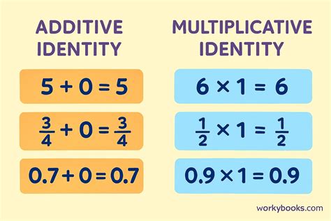 Additive Identity Vs Multiplicative Identity Definition Examples
