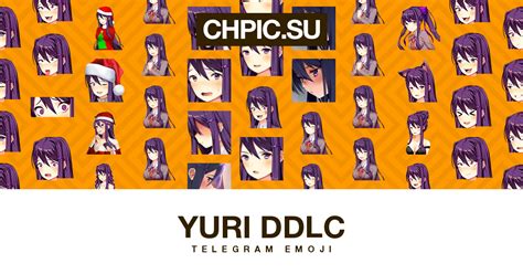 Telegram Emoji Yuri Ddlc