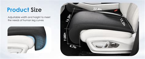 Florich Car Seat Extender Leather Car Seat Extender Leg