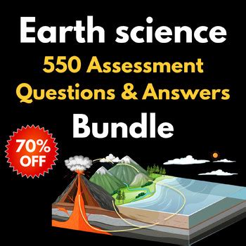 Earth Science Bundle 550 Assessment Questions With Answer Keys Quizzes
