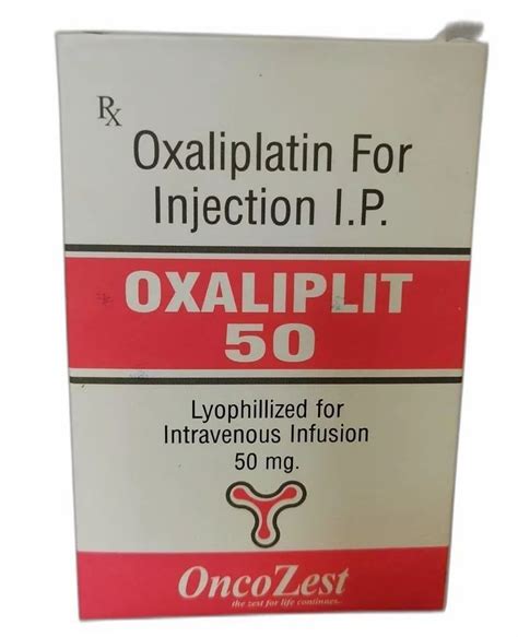 50 Mg Oxaliplit Oxaliplatin Injection At ₹ 800vial Oxaliplatin
