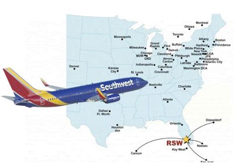 Southwest Airlines Map Fessconcierge