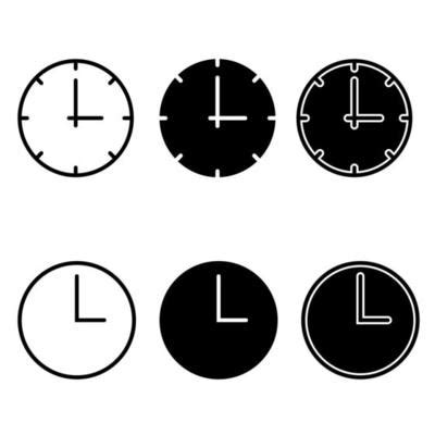 Clock Font Vector Art Icons And Graphics For Free Download