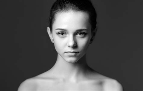 Wallpaper The Beauty Stepan Gladkov B And W Photograph For Mobile And Desktop Section девушки