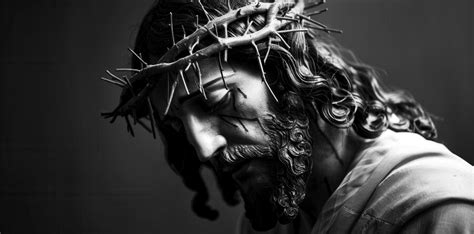 Black And White Jesus Wallpaper High Detailed Plain Background