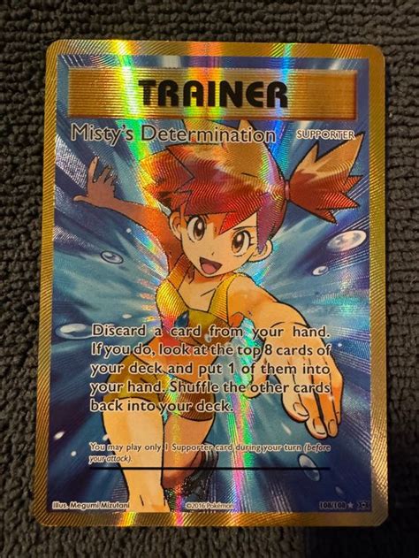 Pokemon Evolutions Mistys Determination Trainer Fullart Eng Gebraucht