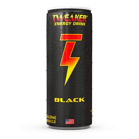 Tweaker Energy Drink 12oz 12 Pack Black Tweaker Energy