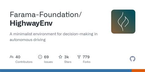 Github Farama Foundationhighwayenv A Minimalist Environment For Decision Making In