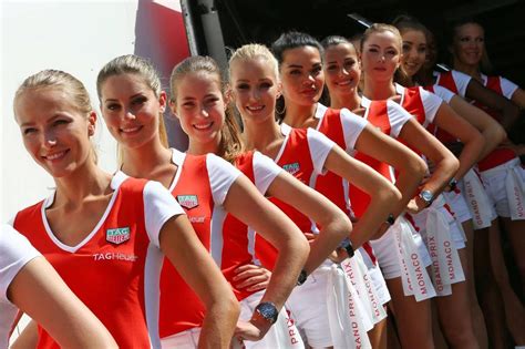 Monaco Grid Girls Ferraris Sebastian Vettel Unhappy Grid Boys