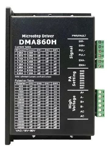 4 X Driver Dm860 Dm860h 80v 72a Motor Passo Cnc Frete Grátis