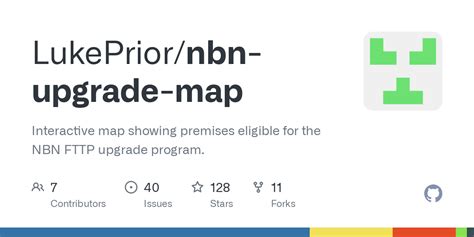 Github Lukepriornbn Upgrade Map Interactive Map Showing Premises Eligible For The Nbn Fttp