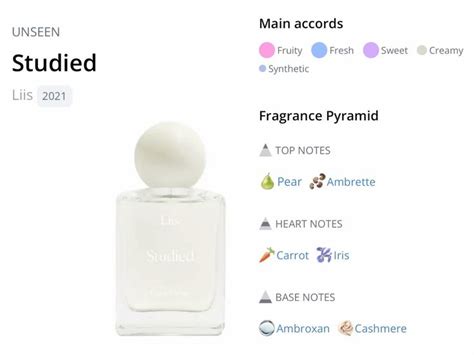 Studied Liis In 2025 Fragrance Lab Perfume Genius Fragrance