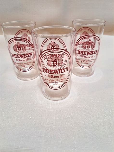 Drewrys Beer Glasses Etsy