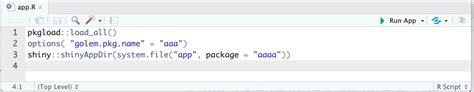 Shinyapp Vs Runapp · Issue 33 · Thinkr Opengolem · Github
