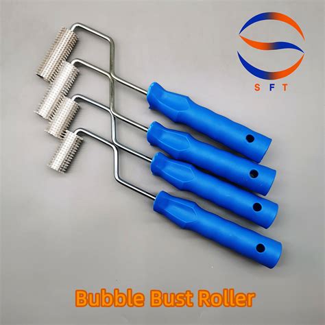Customized Aluminium Bubble Bust Roller For Frp Grp Fiberglass
