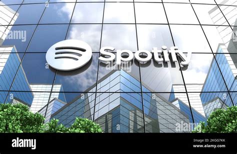 Spotify Logo Building Stock Videos And Footage Hd And 4k Video Clips Alamy
