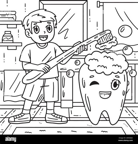 Brush Teeth Coloring Pages Printable [2025]