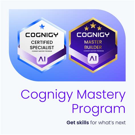 Introducing The Cognigy Mastery Program A New Standard In Ai Agent