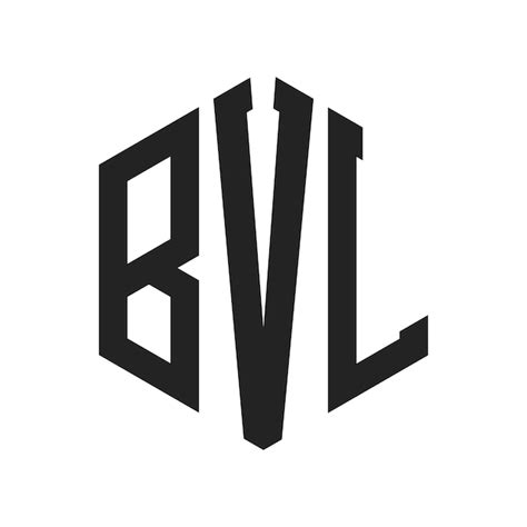 Premium Vector Bvl Logo Design Initial Letter Bvl Monogram Logo Using